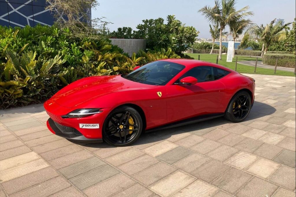 Rent Ferrari Roma Red in Dubai | Best Price 2025